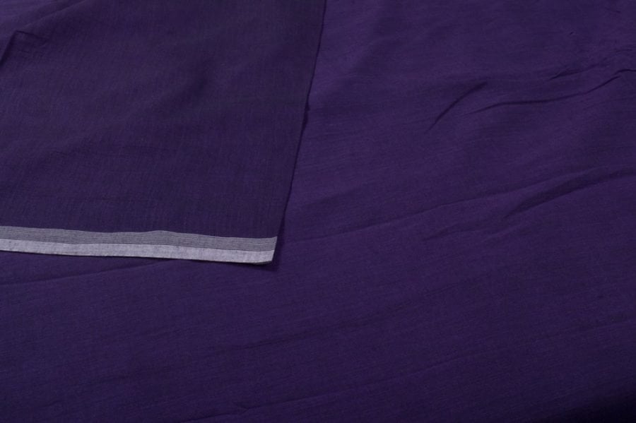 Authentic HandLoom Flowy Soft Cotton Fabric with Border - AvagataSara