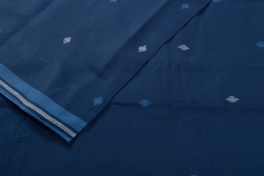 Pre-cut 1.50m Authentic HandLoom Woven Design Flowy Soft Cotton Fabric ...
