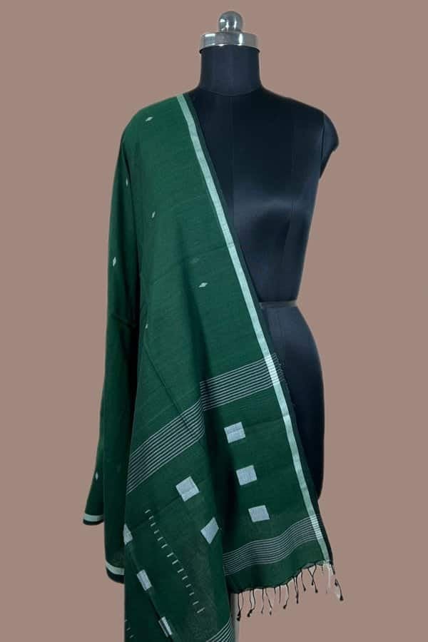 Handloom-Dupt Woven Dupattas - AvagataSara
