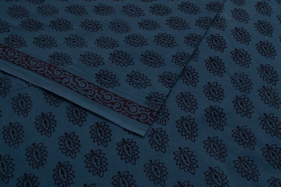 Bagh Premium Cotton Handblock Printed Fabric - AvagataSara